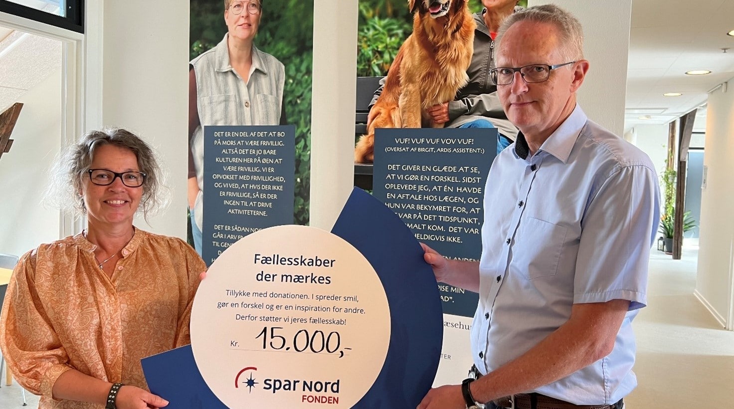 Spar Nord Fonden støtter Frivilligcenter Mors • Her på Øen